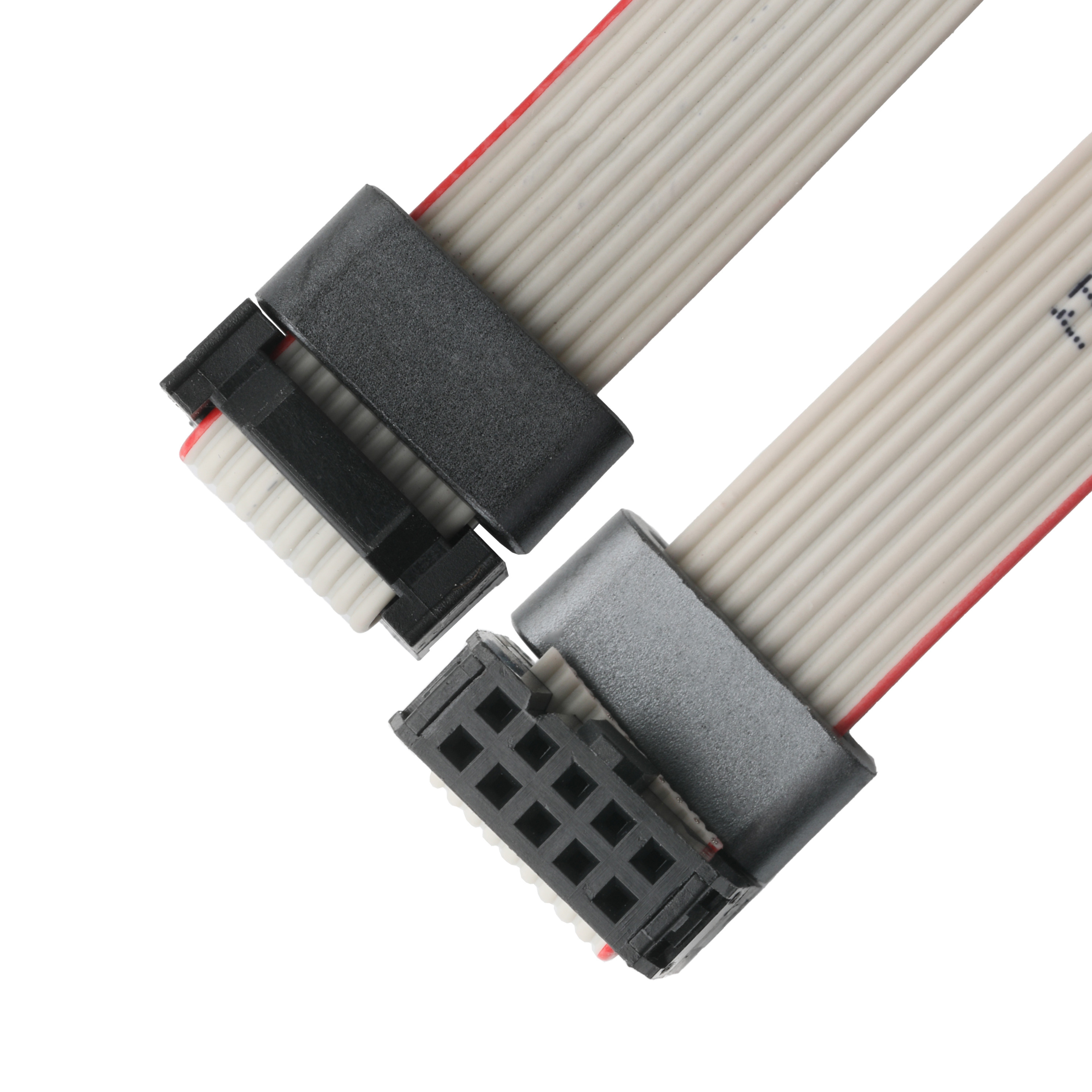 IDC FC-10Pin 2.54mmピッチ UL2651 28AWG*10P Idc フラットリボンケーブル 1.27mmピッチ 10ピン ...